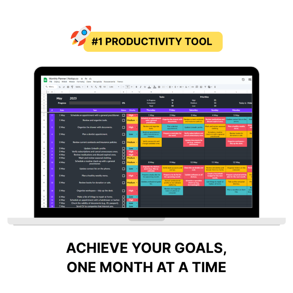 Monthly Planner - Organize Your Entire Life With Our Planner