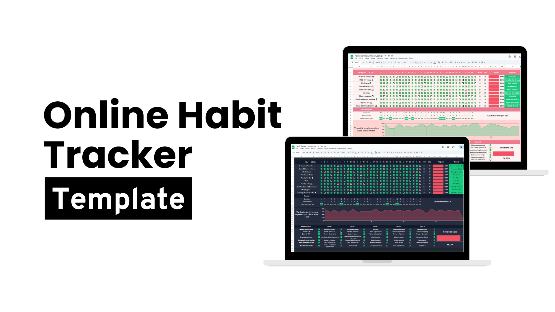 Editable Habit Tracker Template – Download Now